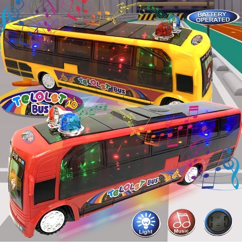 Jual Mainan bus telolet menyala / telolet bus b/o dus 368b-6 | Shopee ...