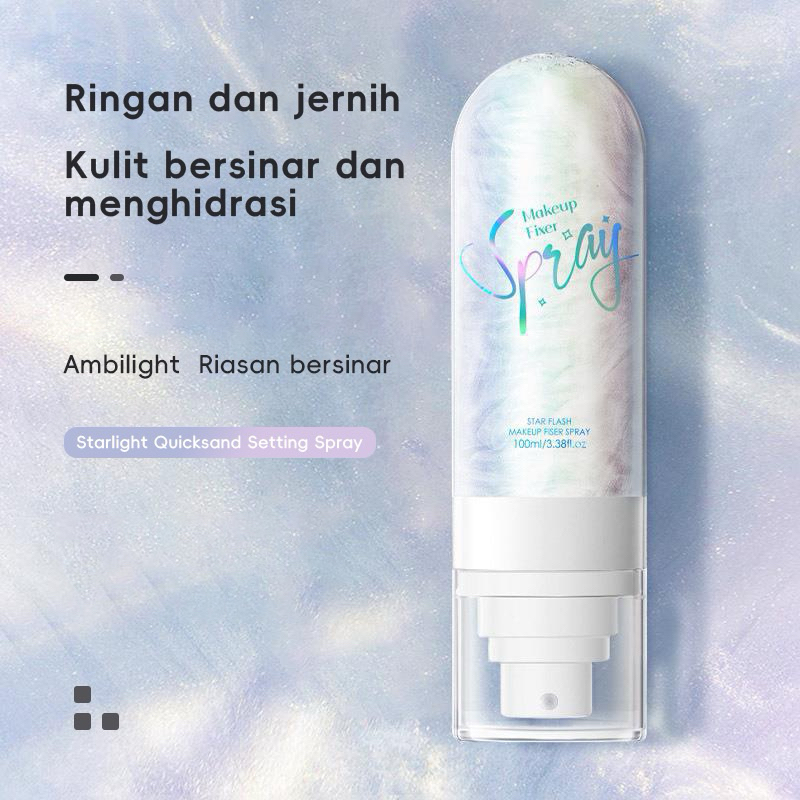 Jual [Setting Spray] LIFUSHA Star Glitter Quicksand Make Up Setting ...