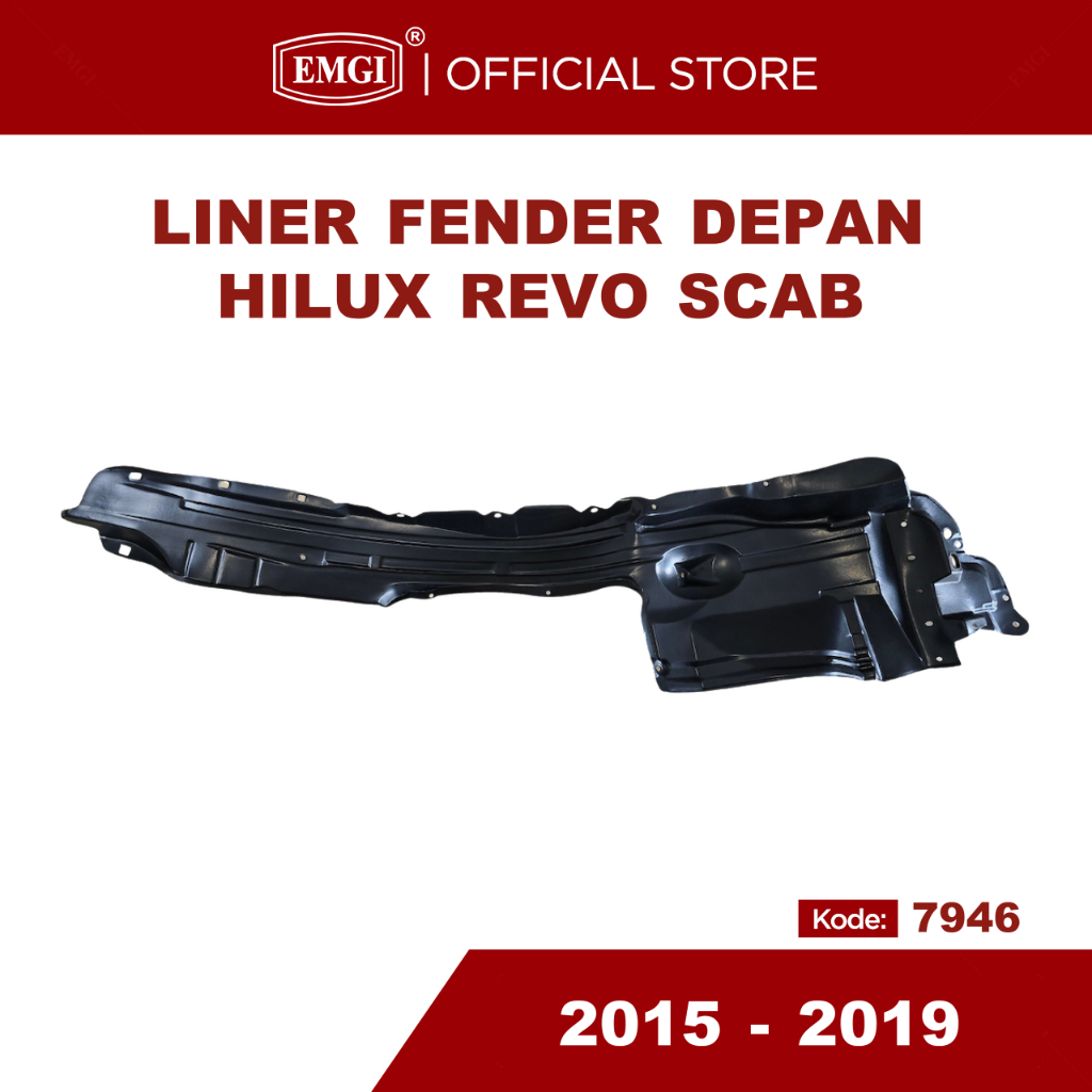 Jual EMGI - Liner Fender Depan Hilux 2015-2019 REVO-SCAB | Shopee Indonesia