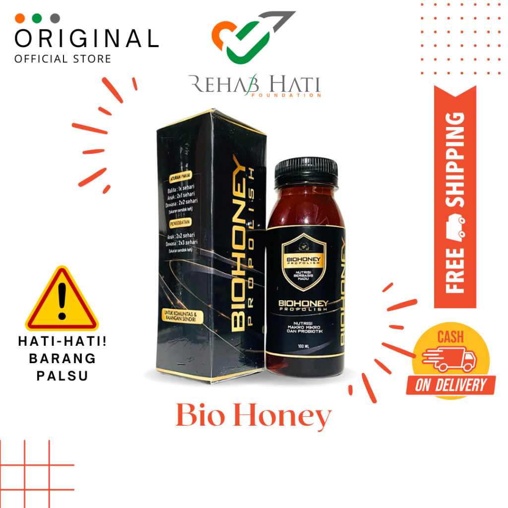 Jual Bio Honey Propolish Rehab Hati Nutrisi Berbasis Synbiotic Menjaga ...