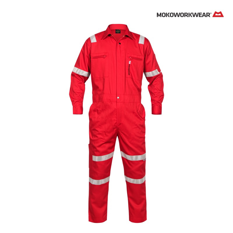 Jual MokoWorkwear - Coverall Safety Merah New Arrival | Shopee Indonesia