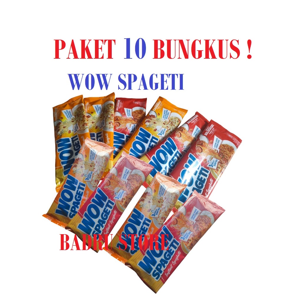 Jual PAKET 10 PCS Mayora WOW SPAGETI Spaghetti Instant Creamy Carbonara ...