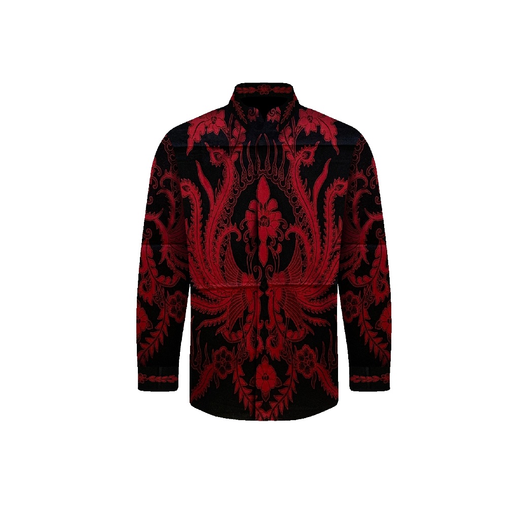 Jual Batik Kemeja Pria Lengan Panjang Slimfit Modern Premium Katun ...