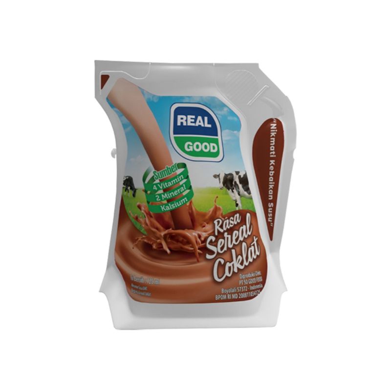 Jual Real Good Susu UHT Sereal Coklat 125 ml | Shopee Indonesia
