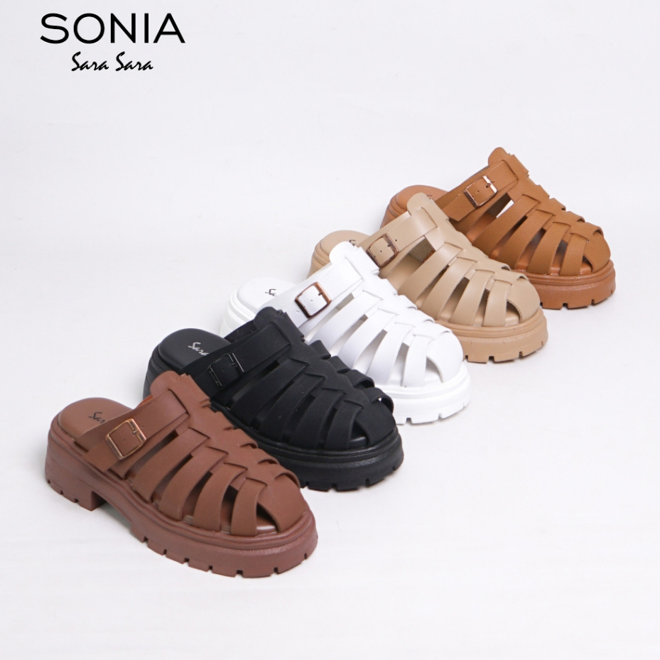 Jual SARA SARA STORE - Sandal Heels Wanita Monobo SONIA | sendal slop ...