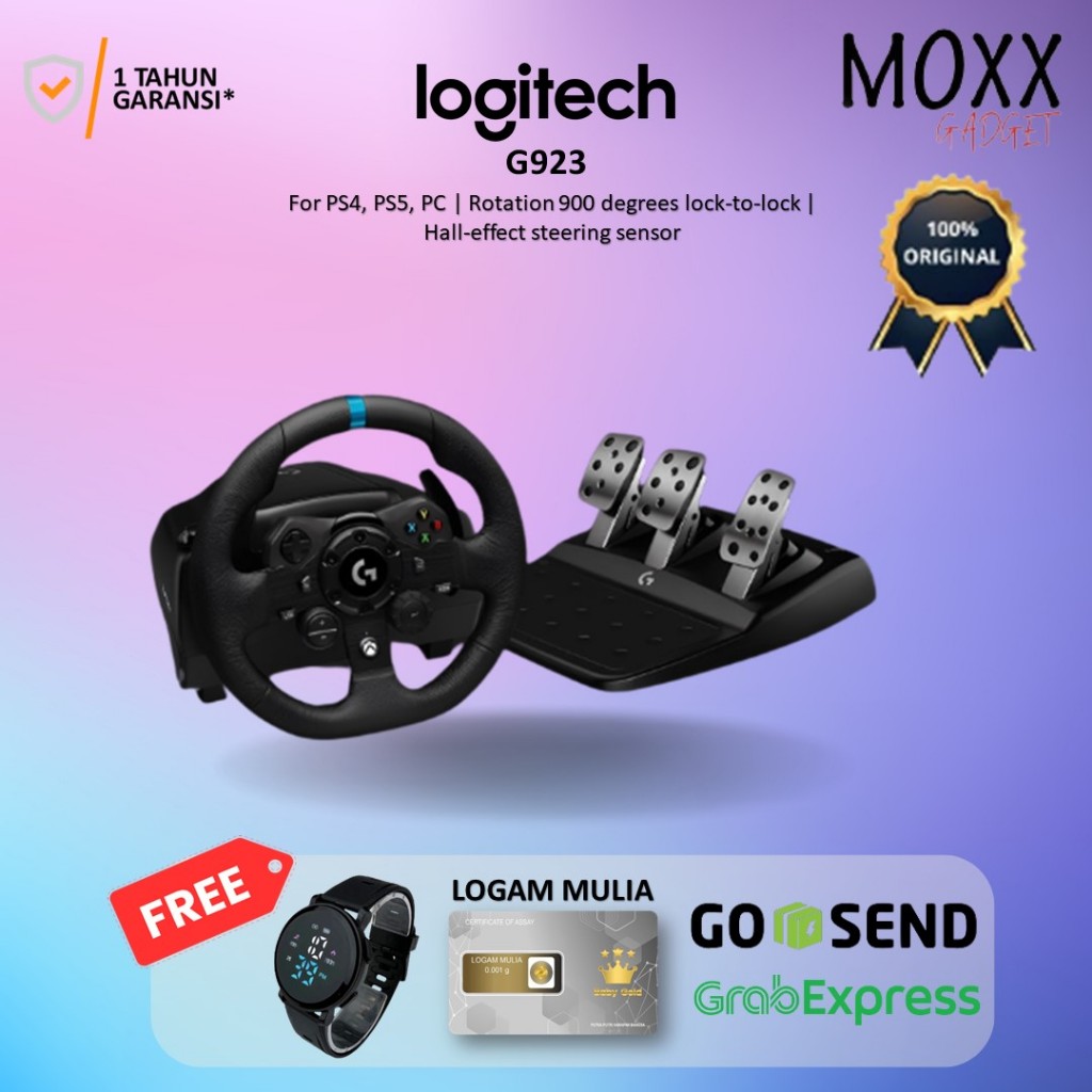 Jual Logitech G923 Trueforce Sim Racing Wheel for PS4-PS5 PC | Shopee Indonesia