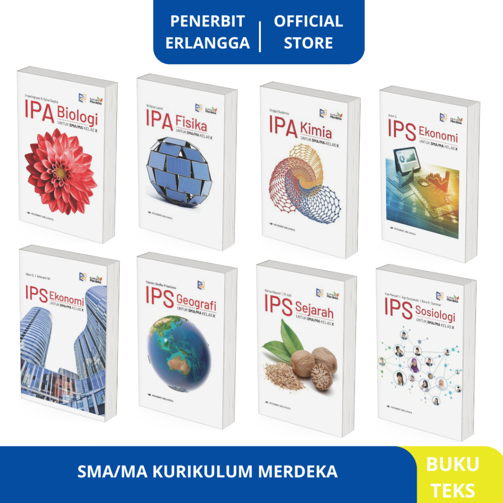 Jual [Erlangga Official] Ipa dan Ips Sma/Ma Kelas 10 - Kurikulum ...