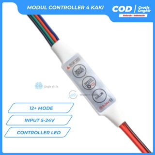 Jual Modul controller LED Dimmer mini modul kedip strobo 4 kaki RGB DC ...