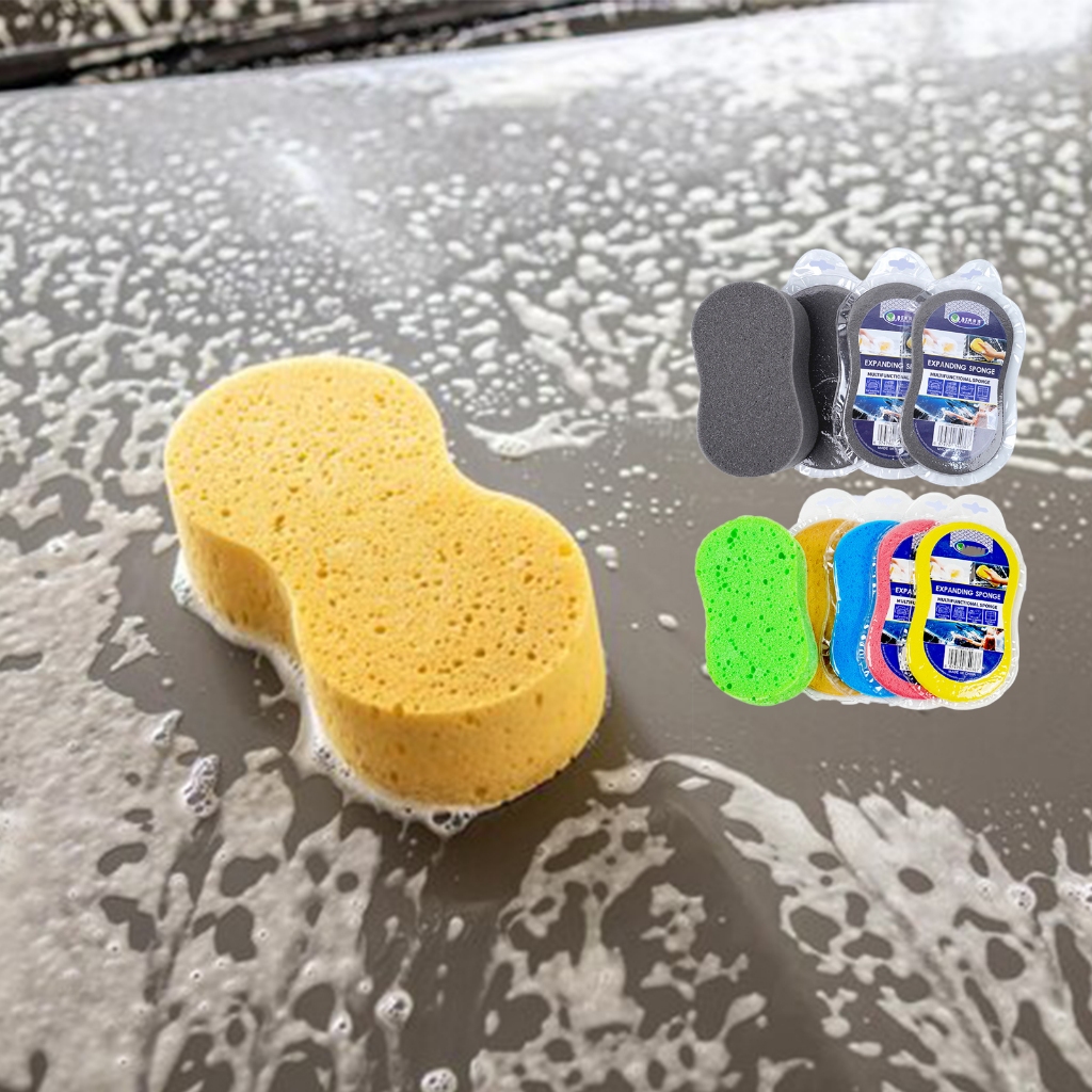 Jual Expanding Sponge Spons Spon busa mengembang kompres Cuci mobil ...