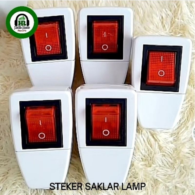 Jual Steker Saklar Arde + Switch Colokan Listrik saklar plus Lampu ...