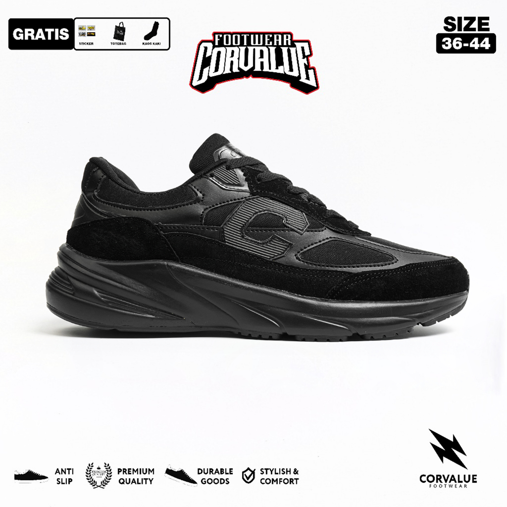 Jual SEPATU CORVALUE FOOTWEAR - Sepatu Sneakers Running Unisex Pria ...
