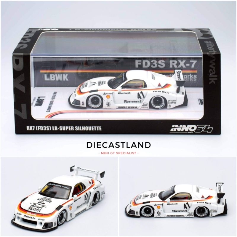 Jual INNO64 MAZDA RX7 (FD3S) LB-SUPER SILHOUETTE IN64-LBWK-RX7-02 INNO ...