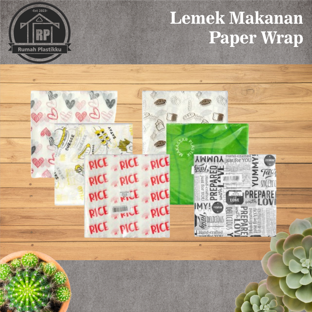 Jual Kertas Nasi KFC / Kertas MCD / Kertas Burger Kebab Kertas Bungkus ...