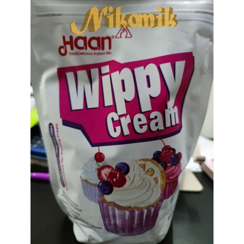 Jual Whipcream Bubuk Haan 400gr kemasan POUCH | Shopee Indonesia