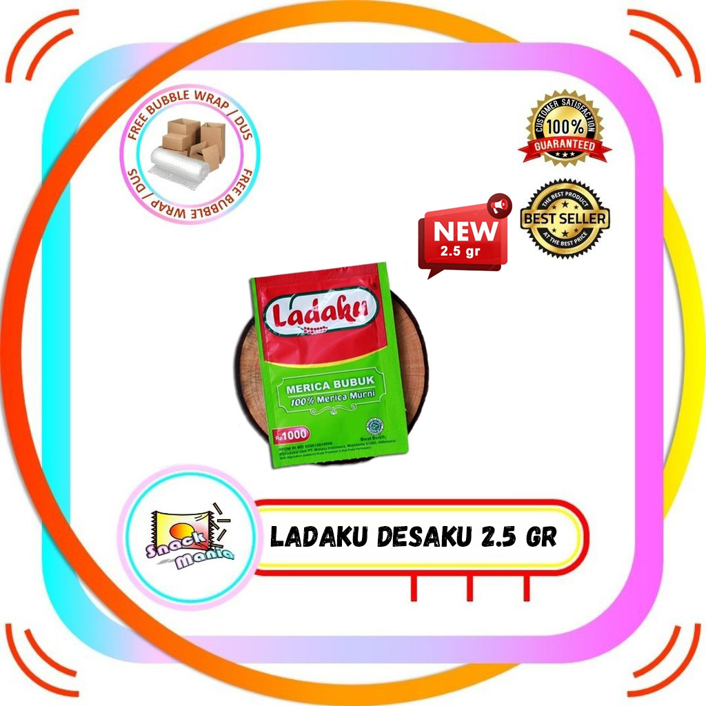 Jual LADAKU Desaku Merica lada Bubuk 2.5 gr Pepper Powder | Shopee ...