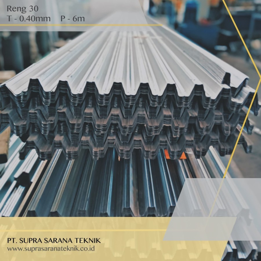 Jual RENG Baja Ringan 0.40mm galvalum R30 zincalum SUPRA TRUSS 0.40 ...