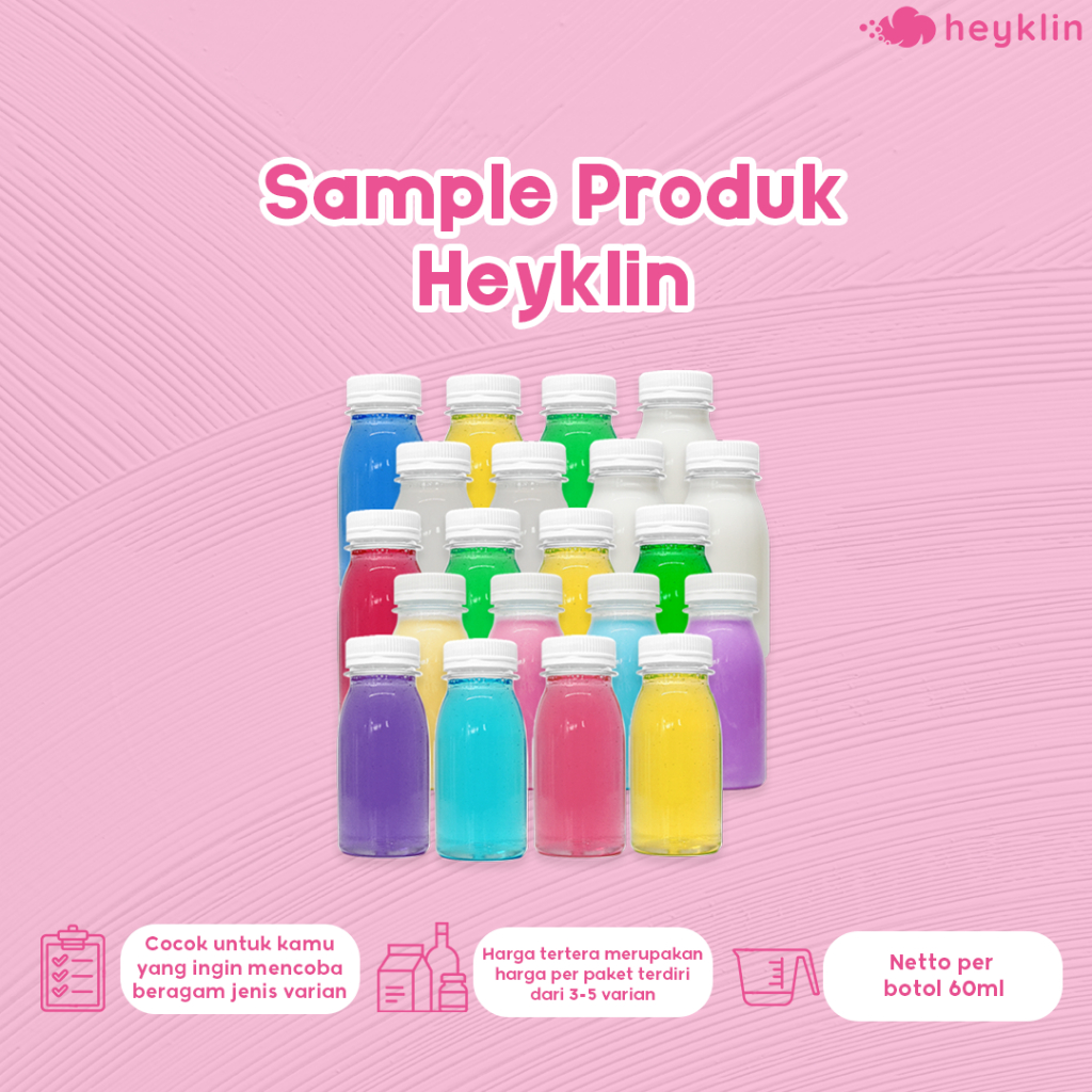 Jual Heyklin Sample Produk Kebersihan - Netto 60mL | Shopee Indonesia