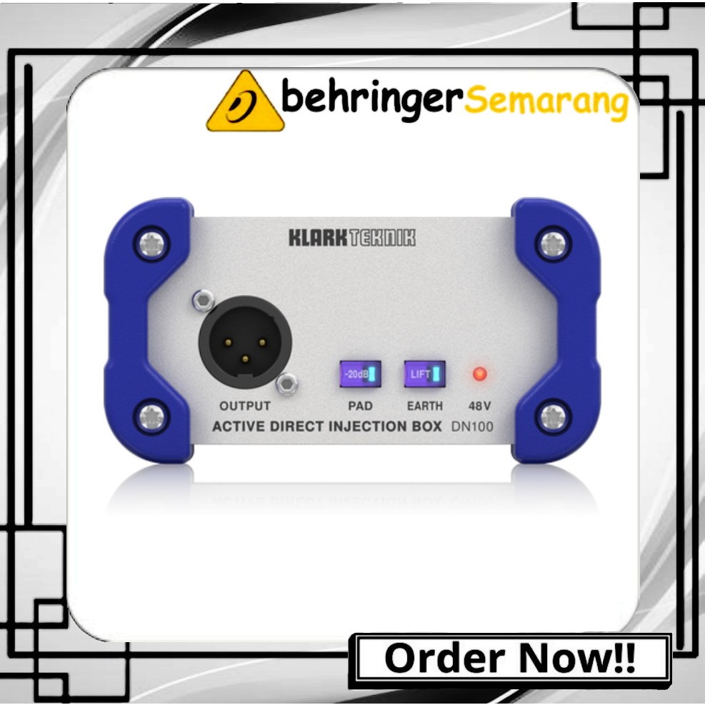 Jual Klark Teknik DN100 V2 / DN-100 V2 / DN 100 V2 Active DI Box with ...