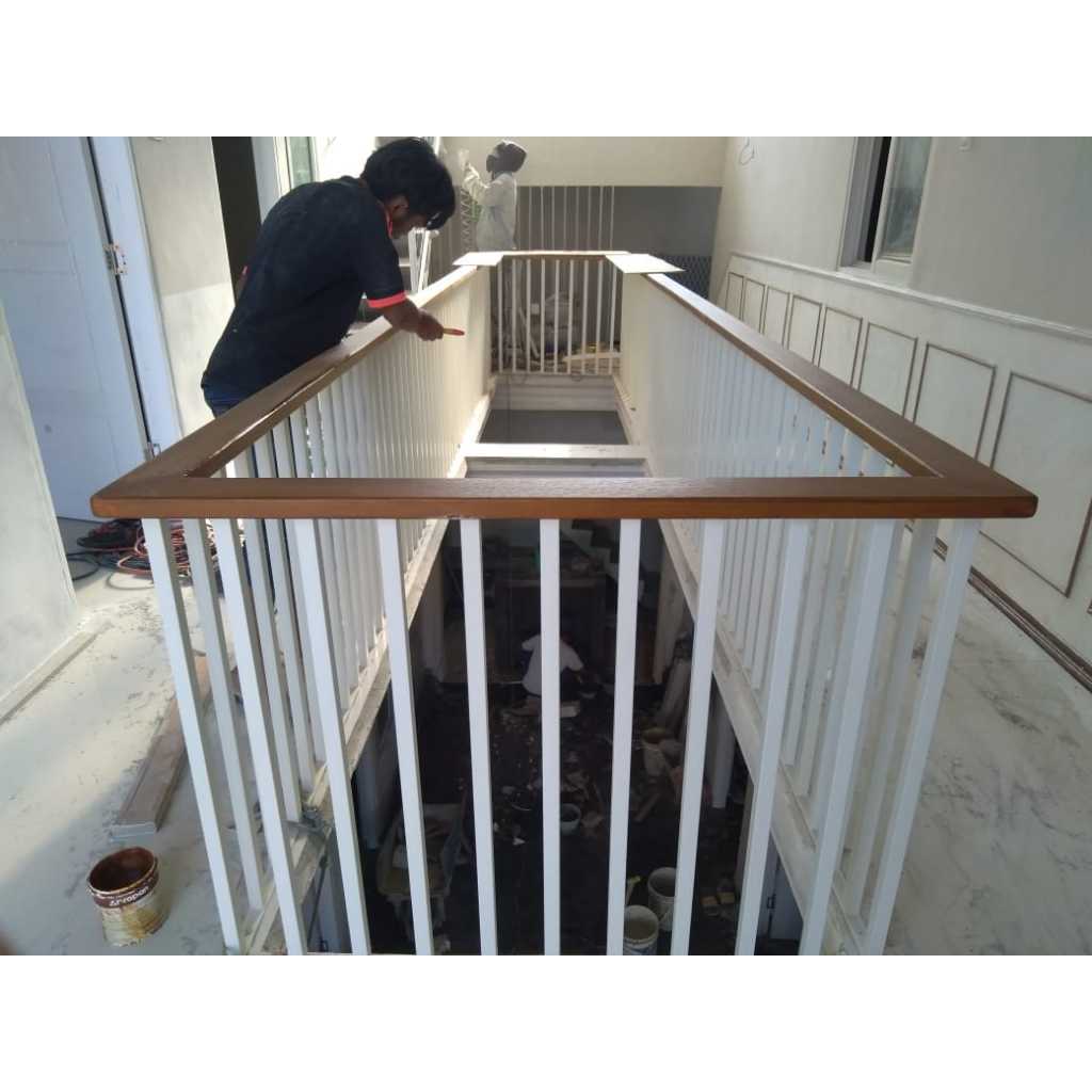 Jual Railing minimalis sidoarjo handrail conwood | Shopee Indonesia
