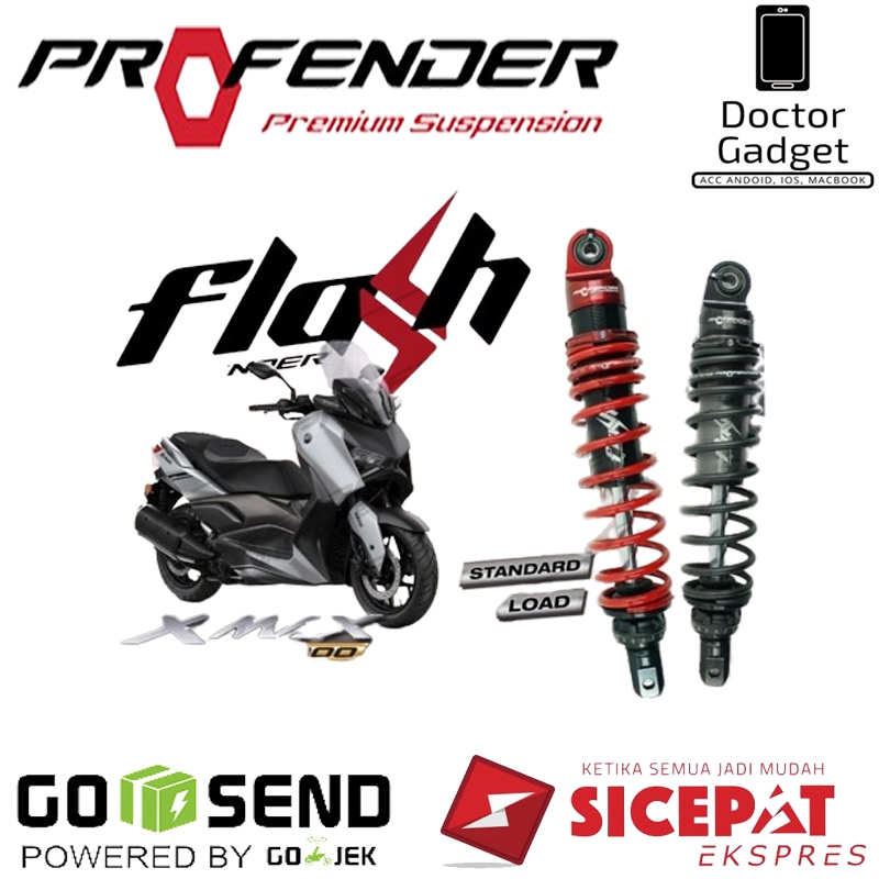Jual Profender Shockbreaker Yamaha XMAX 250 350 17+ - STD 350mm LOAD ...