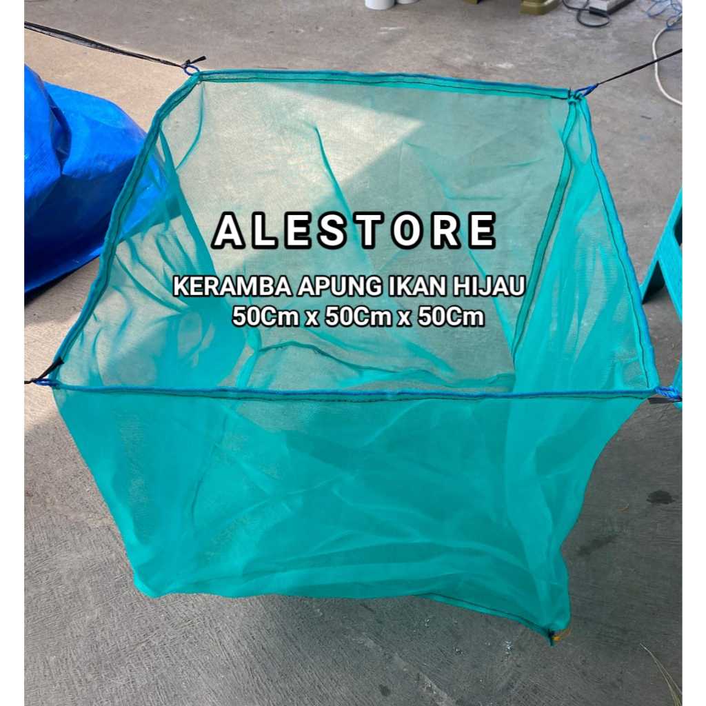 Jual jaring keramba apung ikan hapa jaring 50cmx50cm | Shopee Indonesia
