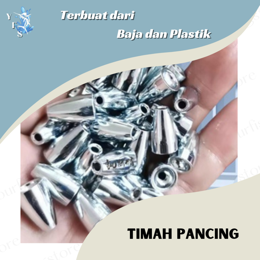 Jual Timah/Timbel Pancing Model Peluru Berlapis Plastik Isi 5pcs ...
