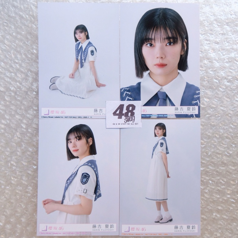 Jual Photocard Fujiyoshi Karin (Sakurazaka46) - Jigou Jitoku Type A/B/C/D & Full Set Konpu ...