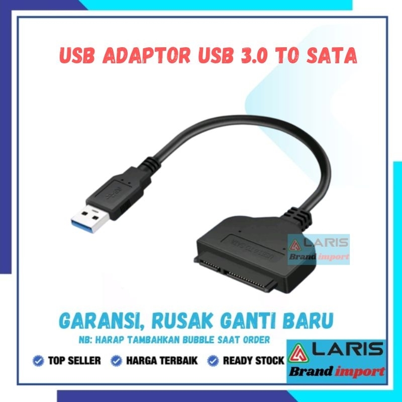 Jual SANJI KABEL SATA TO USB 3.0 USB3 HDD SSD 2.5 INCH ADAPTER ...