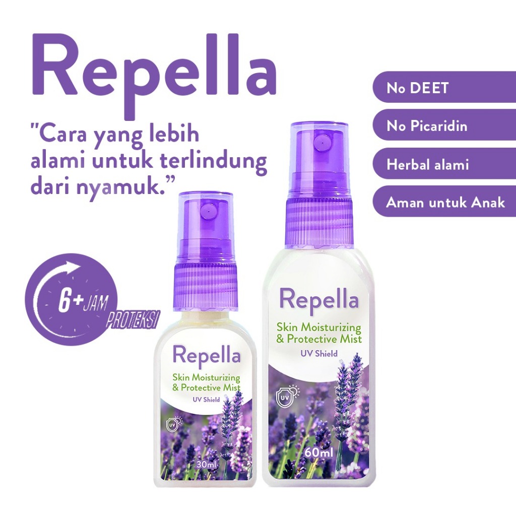 Jual Repella Lavender Anti Nyamuk With Moisturizer | Anti Nyamuk Multi ...