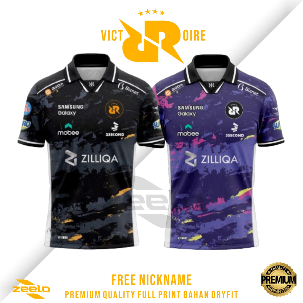 Jual Jersey RRQ Victoire 2024 Free Nickname | Shopee Indonesia