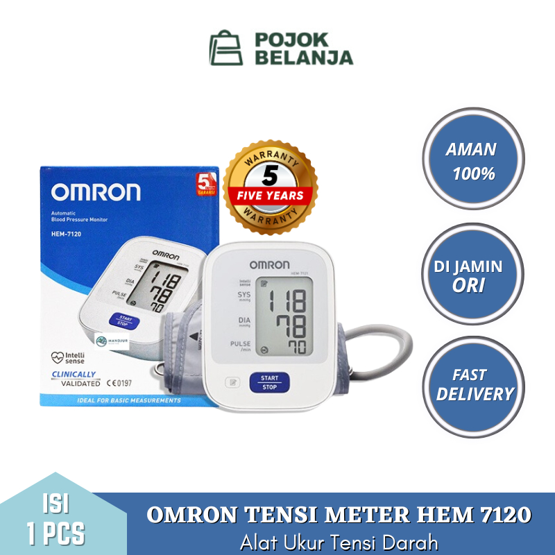 Jual Tensimeter Digital Omron HEM 7120 - Alat Pengukur Tekanan Darah ...