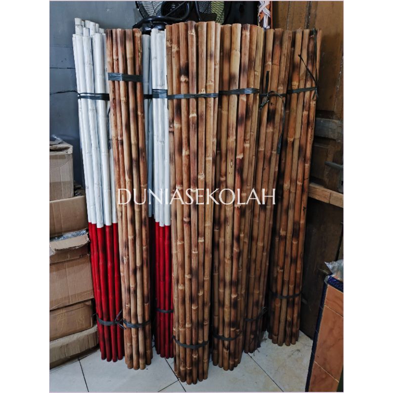 Jual Tongkat Pramuka Bahan Rotan Toya Polos Merah Putih Termurah ...