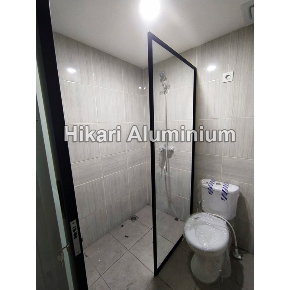 Jual Kaca Shower Tempred 10mm, Sekat Kamar Mandi Kaca Aluminium ...