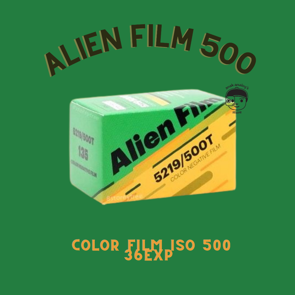 Jual Alien Film 500T Roll Film 35mm ISO 500 36exp Color Film | Shopee ...