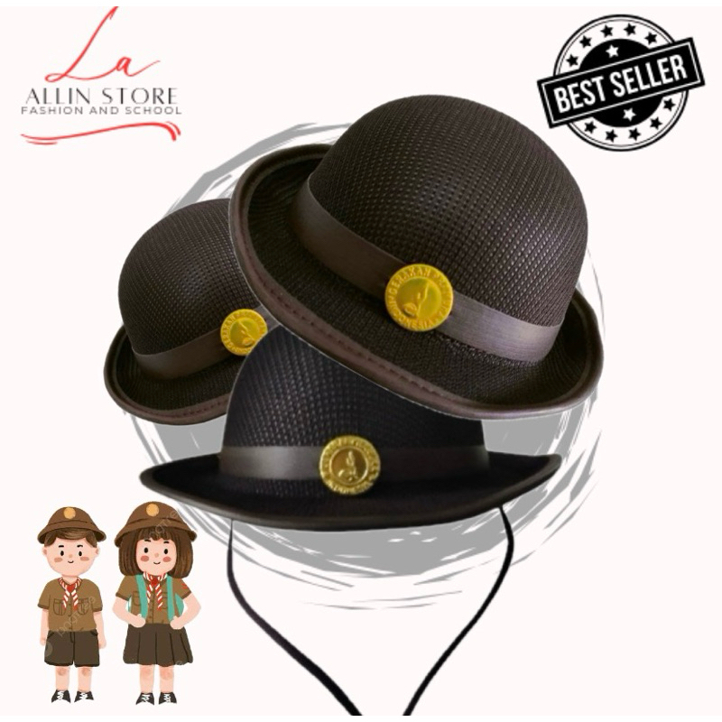 Jual Topi Boni Pramuka Bahan Laken dan Rajut | Shopee Indonesia