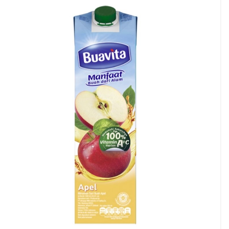 Jual Buavita Jus Apel 1 liter | Shopee Indonesia