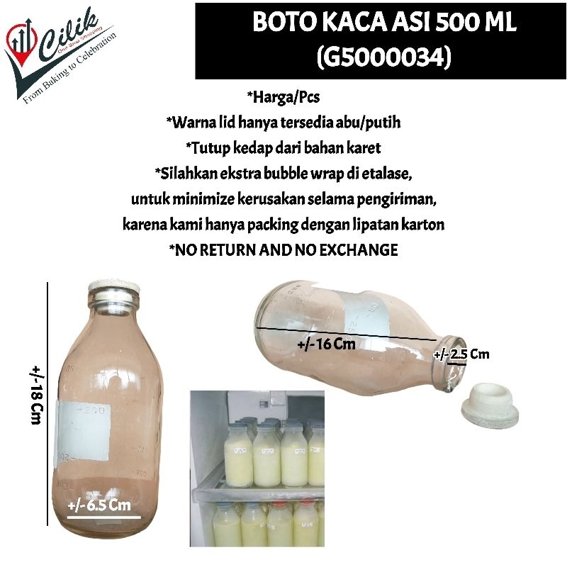 Jual botol+kemasan+packaging+wadah+kaca+glass+dengan lid+tanpa lid ...