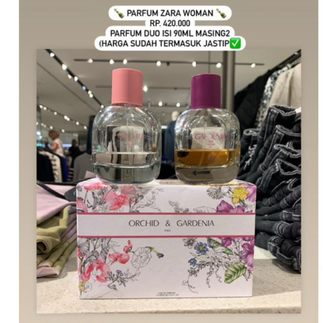 Jual SALE !!! Zara parfum isi 2 original store | Shopee Indonesia