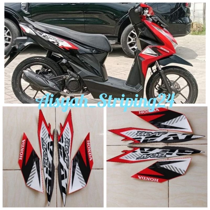 Jual STIKER STRIPING LIS LES BODY HONDA BEAT FI ALL NEW CBS TAHUN 2023 ...
