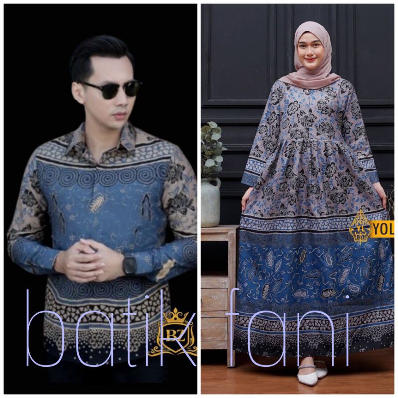 Jual BAJU BATIK COUPLE KELUARGA MOTIF GODONG GEDANG SIZE M L XL XXL ...
