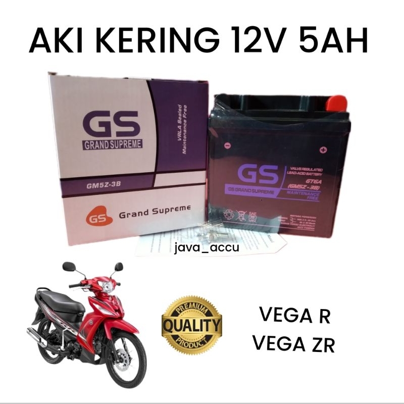 Jual AKI MOTOR VEGA R, VEGA ZR AKI GS, AKI KERING GS GRAND SUPREME GM5Z ...