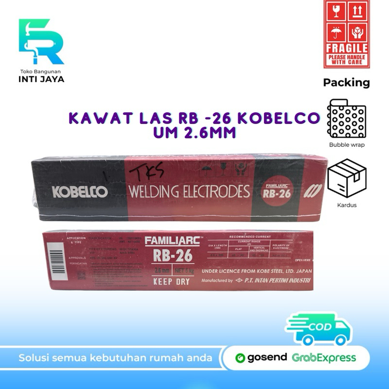 Jual Kawat Las RB -26 Kobelco Uk 2.6MM | Shopee Indonesia