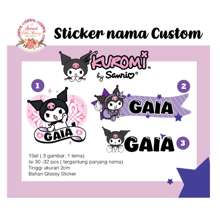 Jual Sticker Nama Anak Custom | Shopee Indonesia