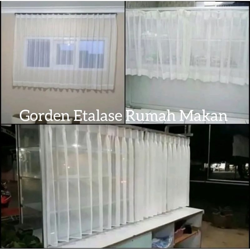 Jual Gorden Etalase Warung Makan Penutup Etalase Warteg Rumah Makan ...