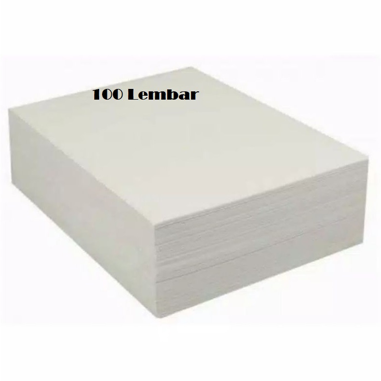 Jual Kertas Buram Kertas Koran Kertas CD Polos F4 Folio Per 100 Lembar ...