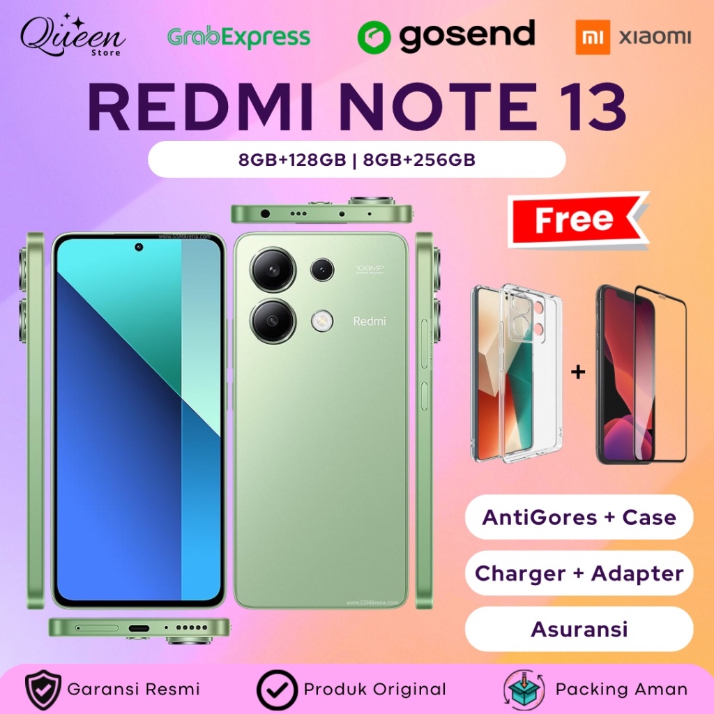 Jual Xiaomi Redmi Note 13 4G 8GB+128GB | 8GB+256GB Garansi Resmi 1 ...