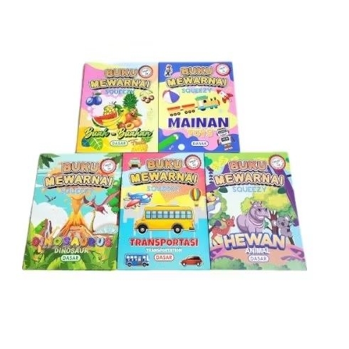 Jual 5pc Buku mewarnai kecil anak TK Paud coloring book set | Shopee ...