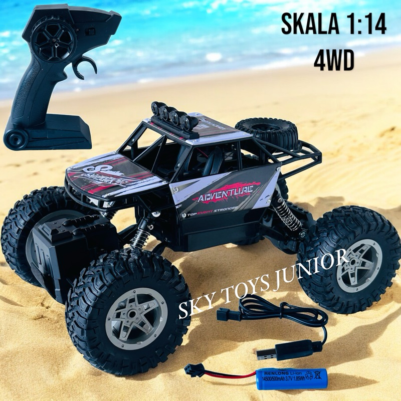 Jual MOBIL REMOTE ROCK CRAWLER 4X4 POWER OFF ROAD ADVENTURE BALAP RC ...