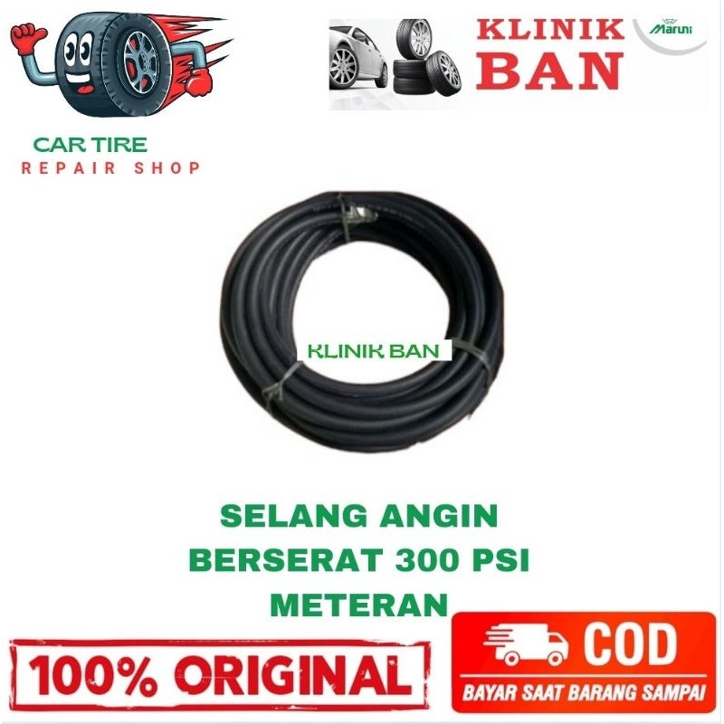 Jual Selang Isi Angin Nitrogen Berserat Nilon 300 Psi 1 Meter | Shopee ...