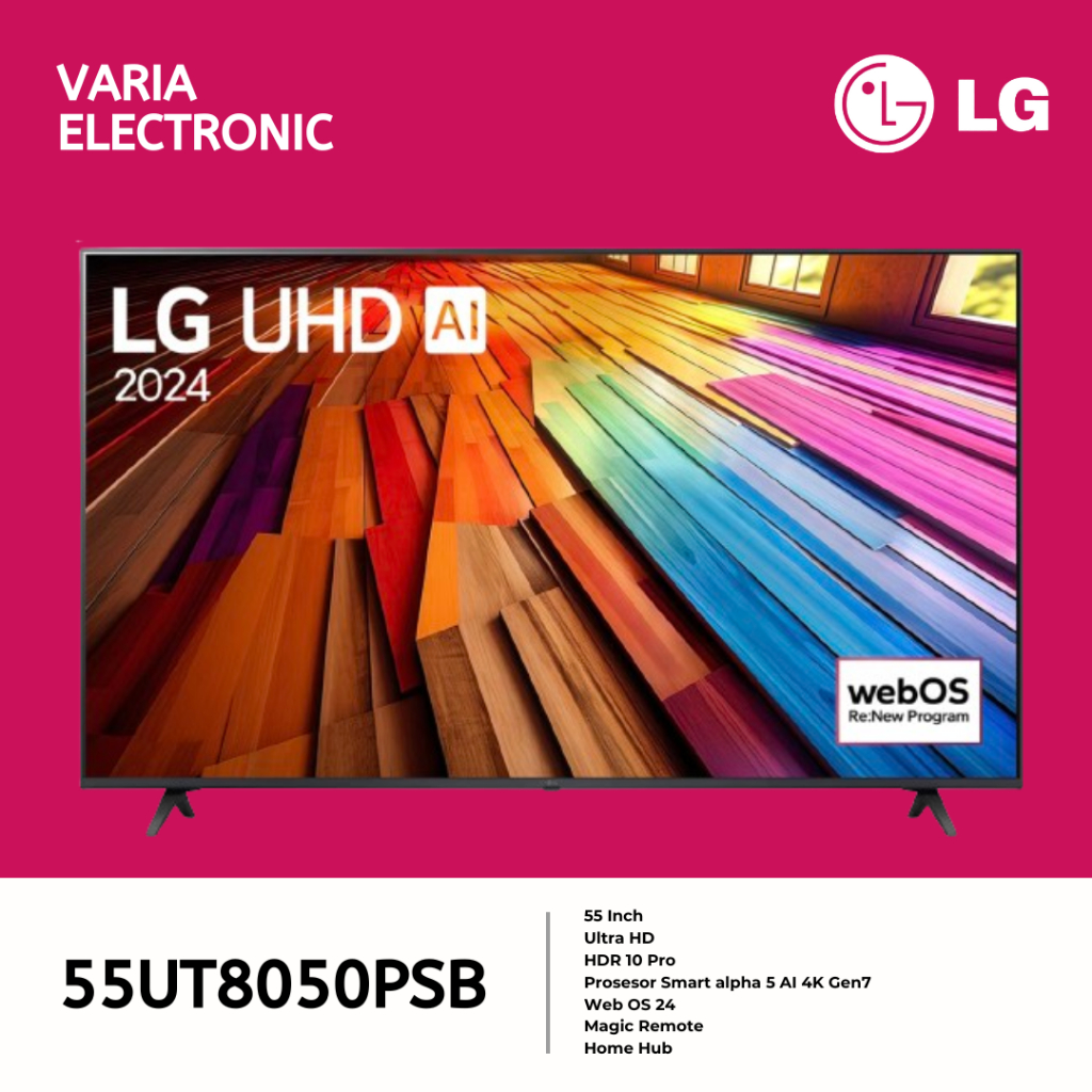 Jual LED TV LG 55 Inch 55UT8050PSB 4K UHD Smart TV | Shopee Indonesia